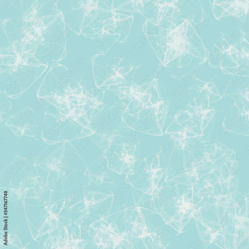 Blue background with a white pattern, delicate texture, heavenly color ...