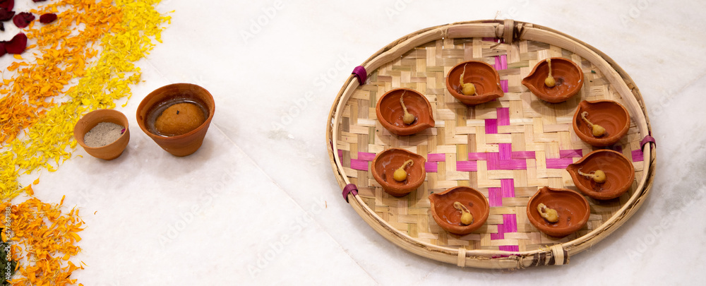 Стоковое фото «items for the Indian Yajna ritual. Indian Vedic fire ...