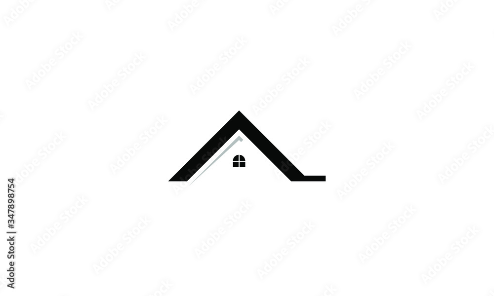 Roof logo design vector symbol, inspirations Stock Vector | Adobe Stock