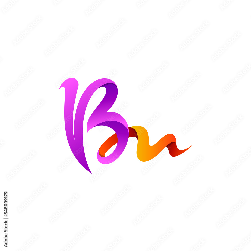 B and M logo design template, BM icons, Calligraphy logos Stock Vector ...