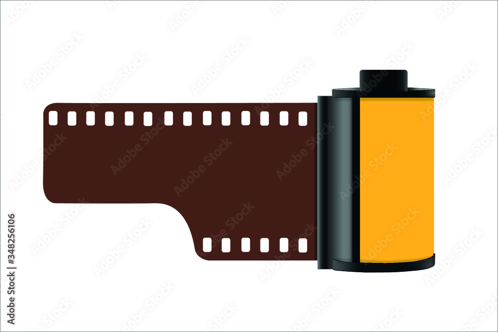 Negative film 135. Classic analog photography. 35mm film format ...