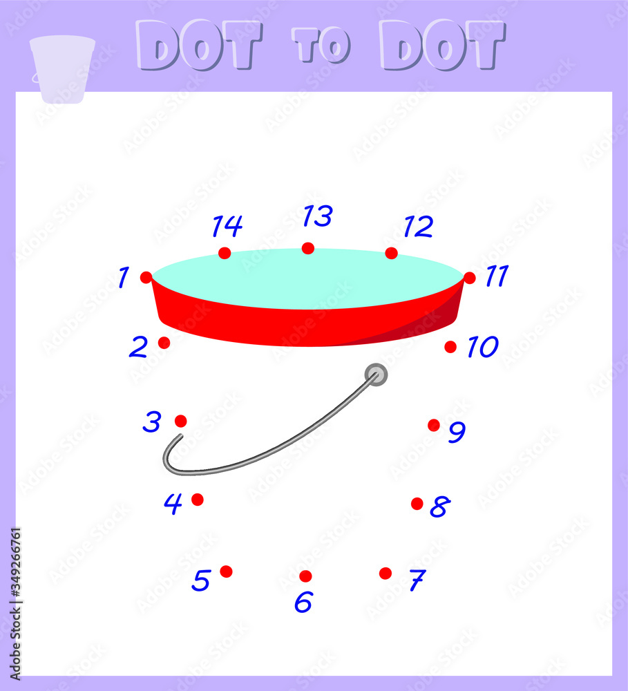 Dot to dot game with numbers, Connect the dots picture puzzle and ...