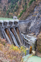 Water In A Dam Seen From High Up Free Stock Photo - Public Domain Pictures