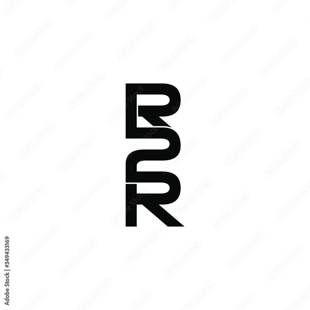 r2r letter original monogram logo design Stock Vector | Adobe Stock