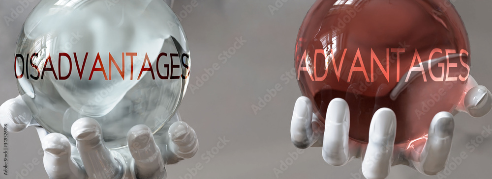 Illustration Stock advantages and disadvantages in a balanced life ... Illustration Stock advantages and disadvantages in a balanced life ...