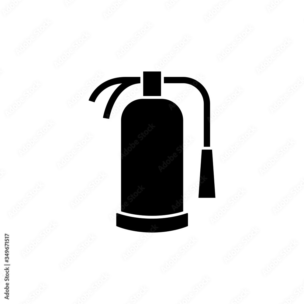 Fire extinguisher icon template, Fire extinguisher symbol vector sign ...