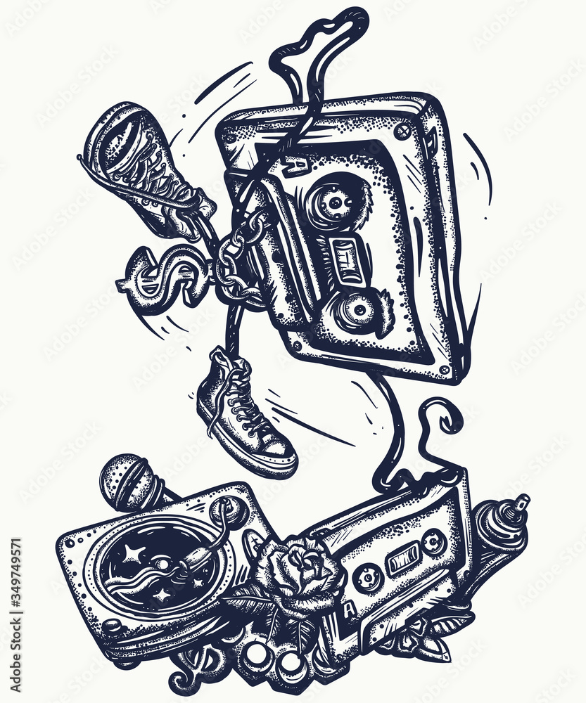 Hip Hop Microphone Art