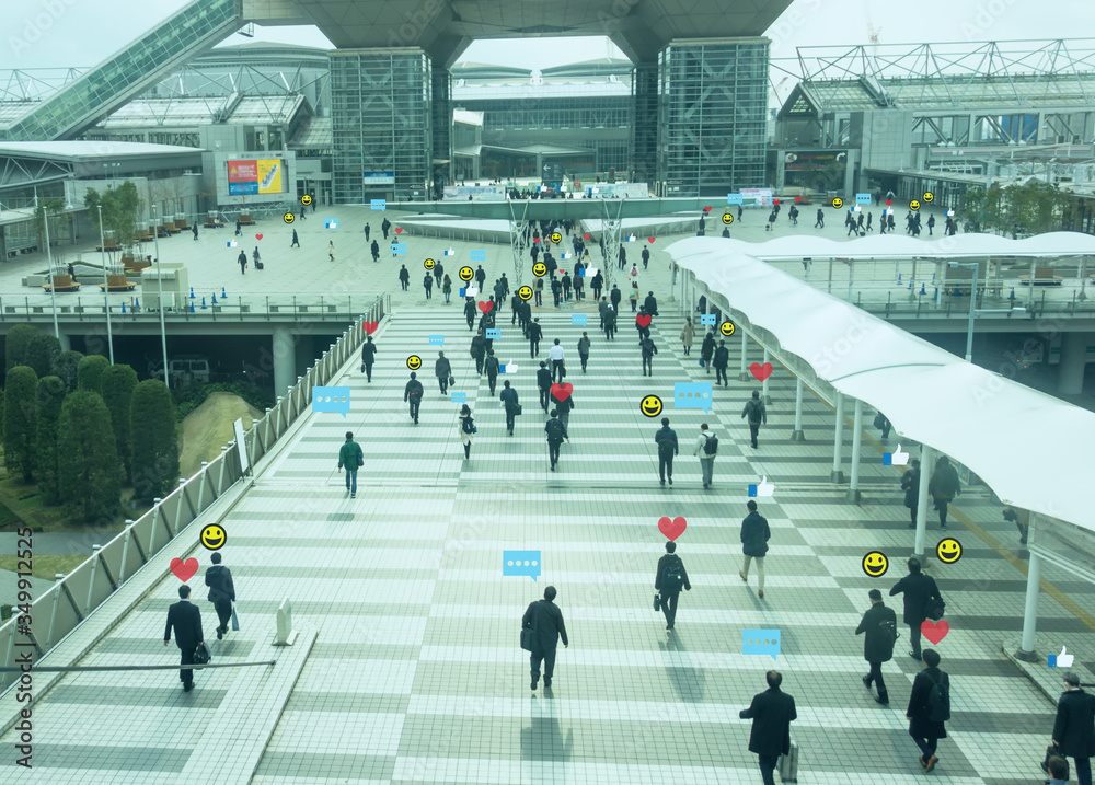 Foto De Stock Iot Machine Learning With Human And Object Recognition Which Use Artificial