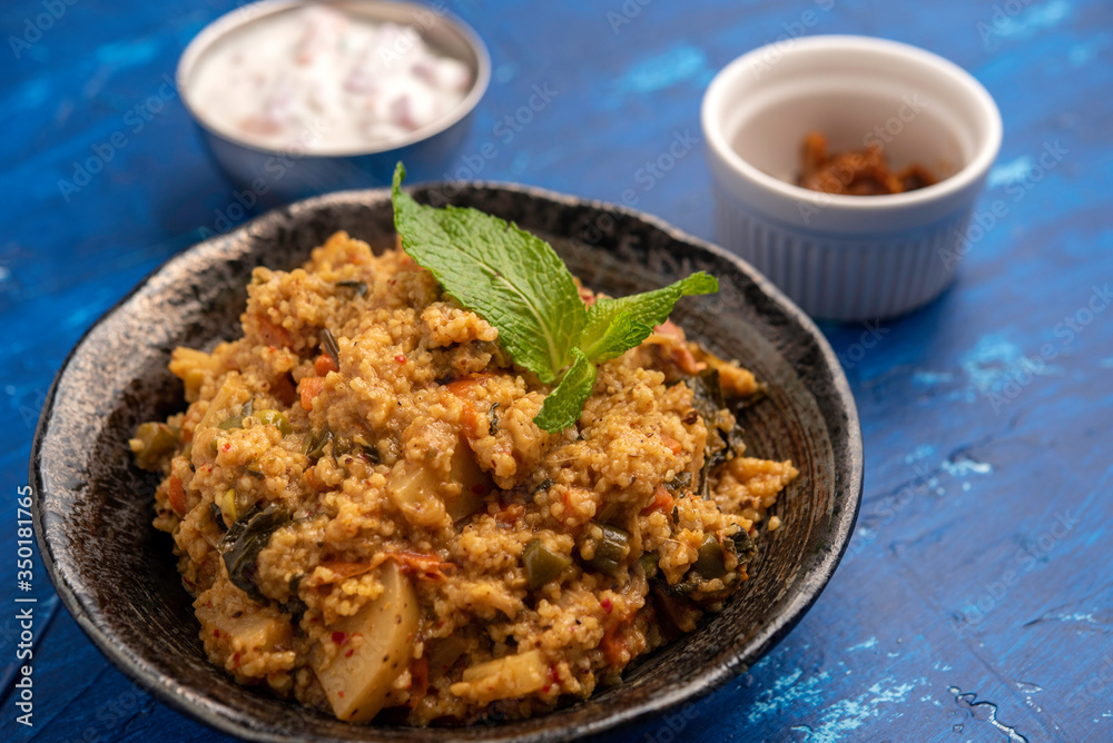 South Indian Traditional Barnyard Millet Recipe Stock Photo | Adobe Stock