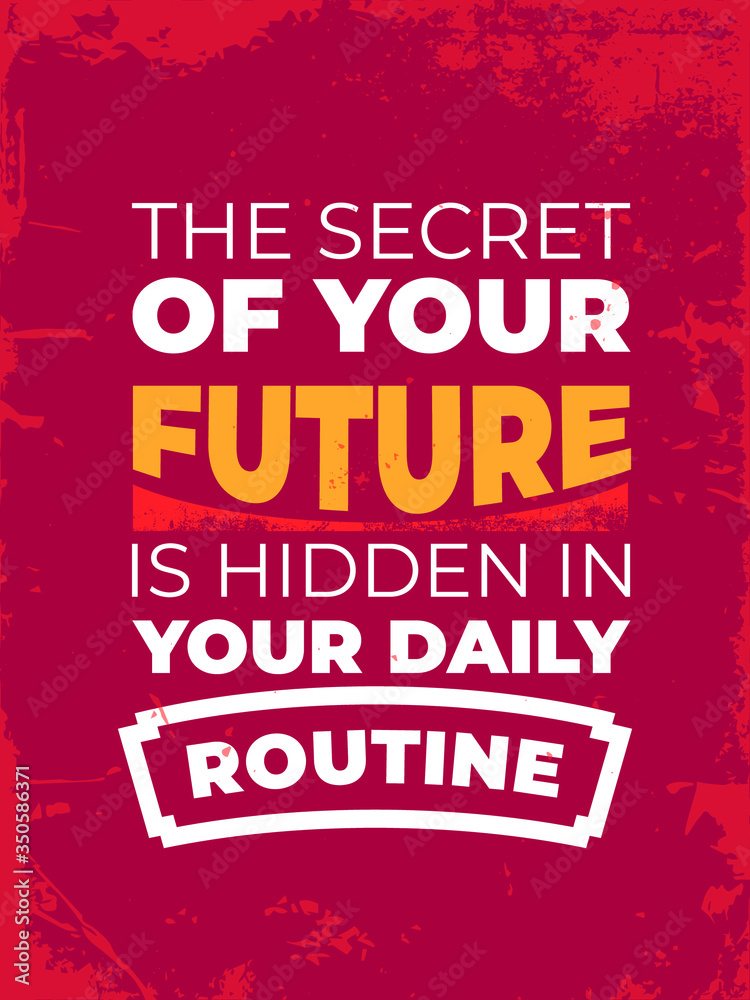 Inspirational quote. Motivational Quote typography design with grunge ...