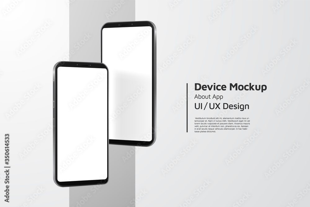 Smartphone isometric perspective view. Template for infographics or ...