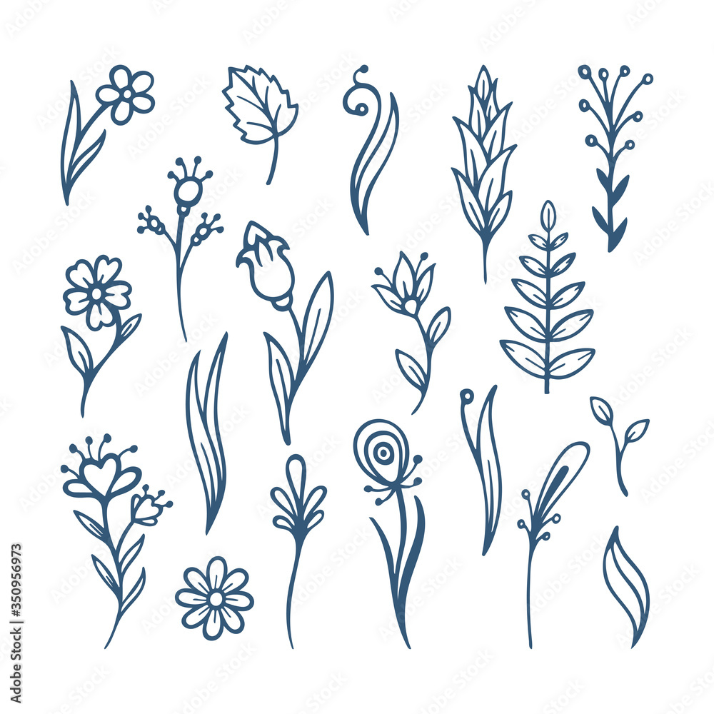 Simple Floral Design For Drawing