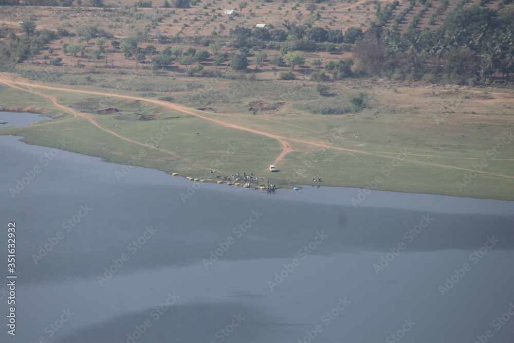 Manjalar dam kodaikanal view Stock Photo | Adobe Stock