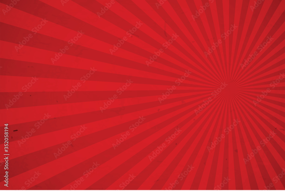 Red rays vector background Stock Vector | Adobe Stock