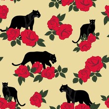 Abstract Black Cat Roses Art Free Stock Photo - Public Domain Pictures