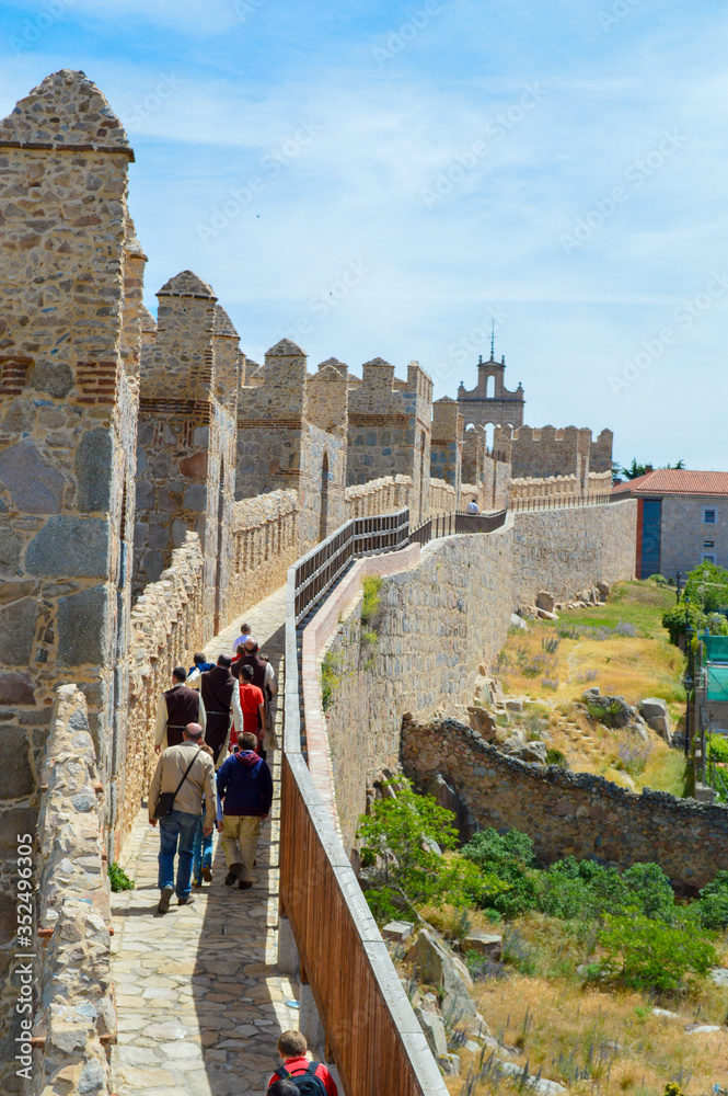 Foto murallas de avila, avila, Castillo, palacio, fortaleza, alcázar ...