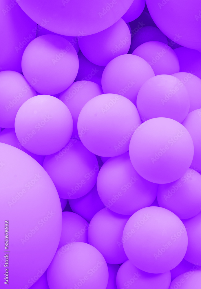 Purple balloons balls background Stock Illustration | Adobe Stock