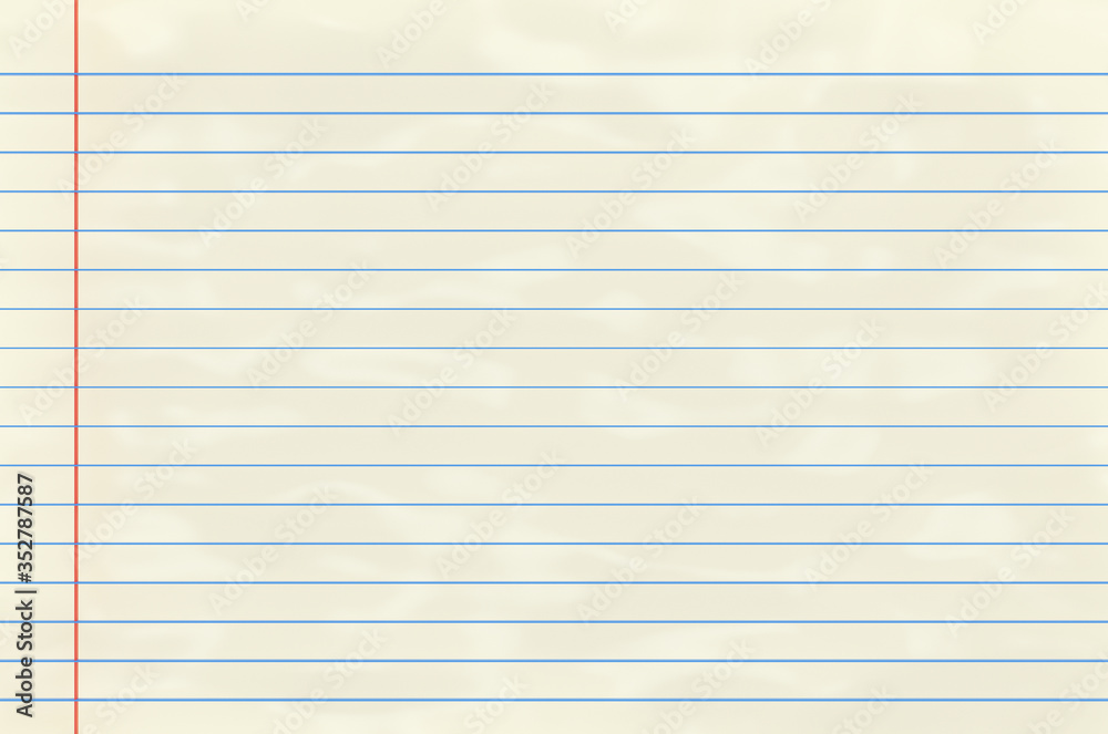 Red Lined Paper