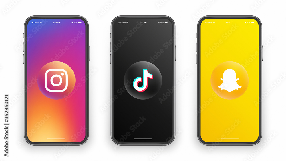 Instagram And Snapchat Logo
