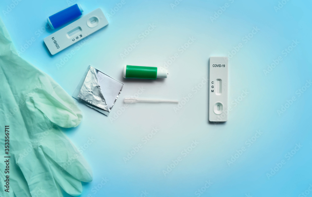 Disposable COVID-19 test kit for rapid detection of antibodies in the ...