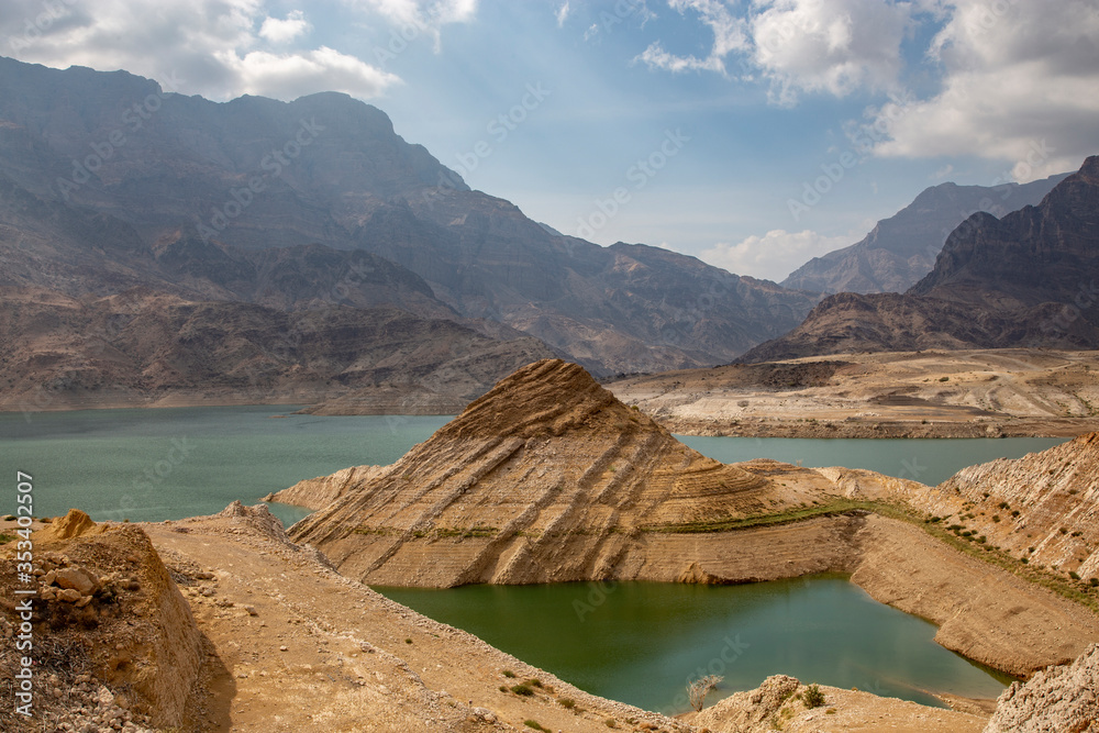 Wadi Dayqah Dam - the biggest dam of Sultanate of Oman. It is located ...