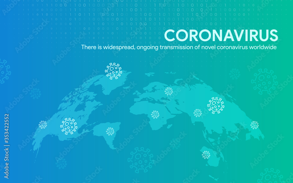 Coronavirus widespread world map infographic. 3d isometric vector ...