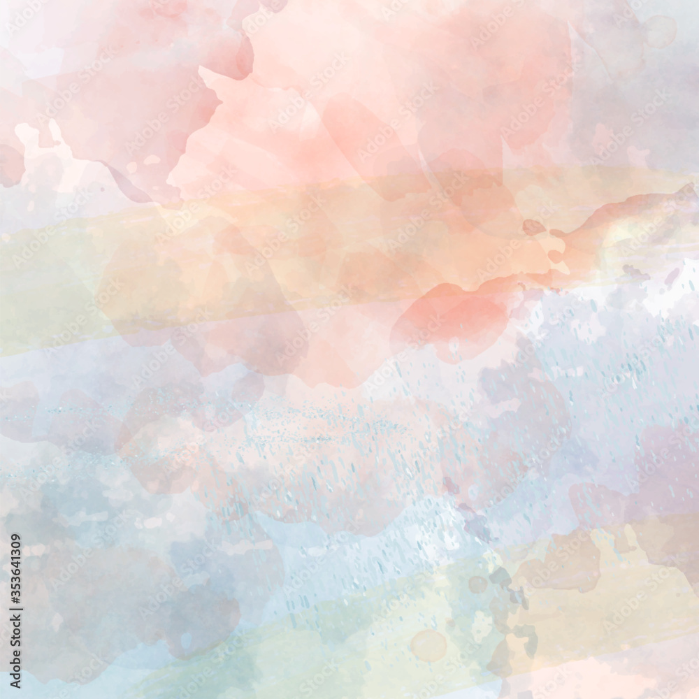 watercolor pastel background Stock Vector | Adobe Stock