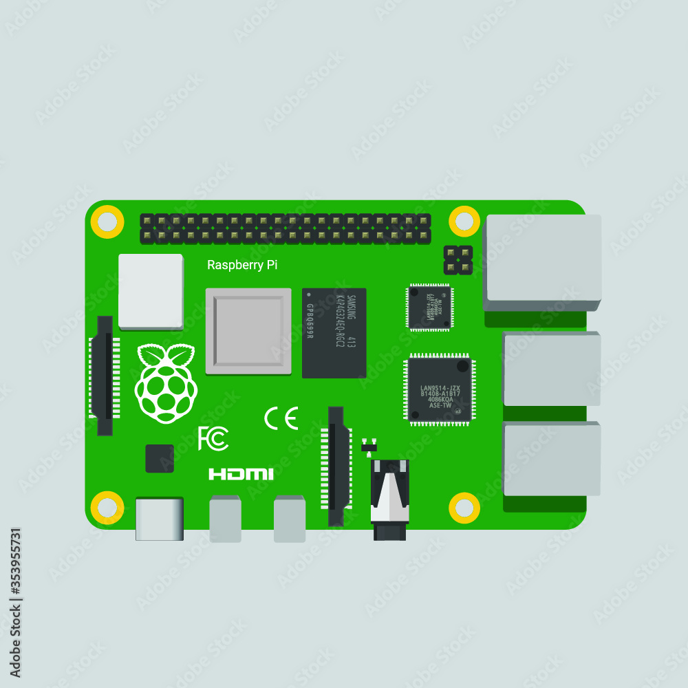 Raspberry Pi, Raspberry Pi Motherboard, Motherboard, Minicomputer ...