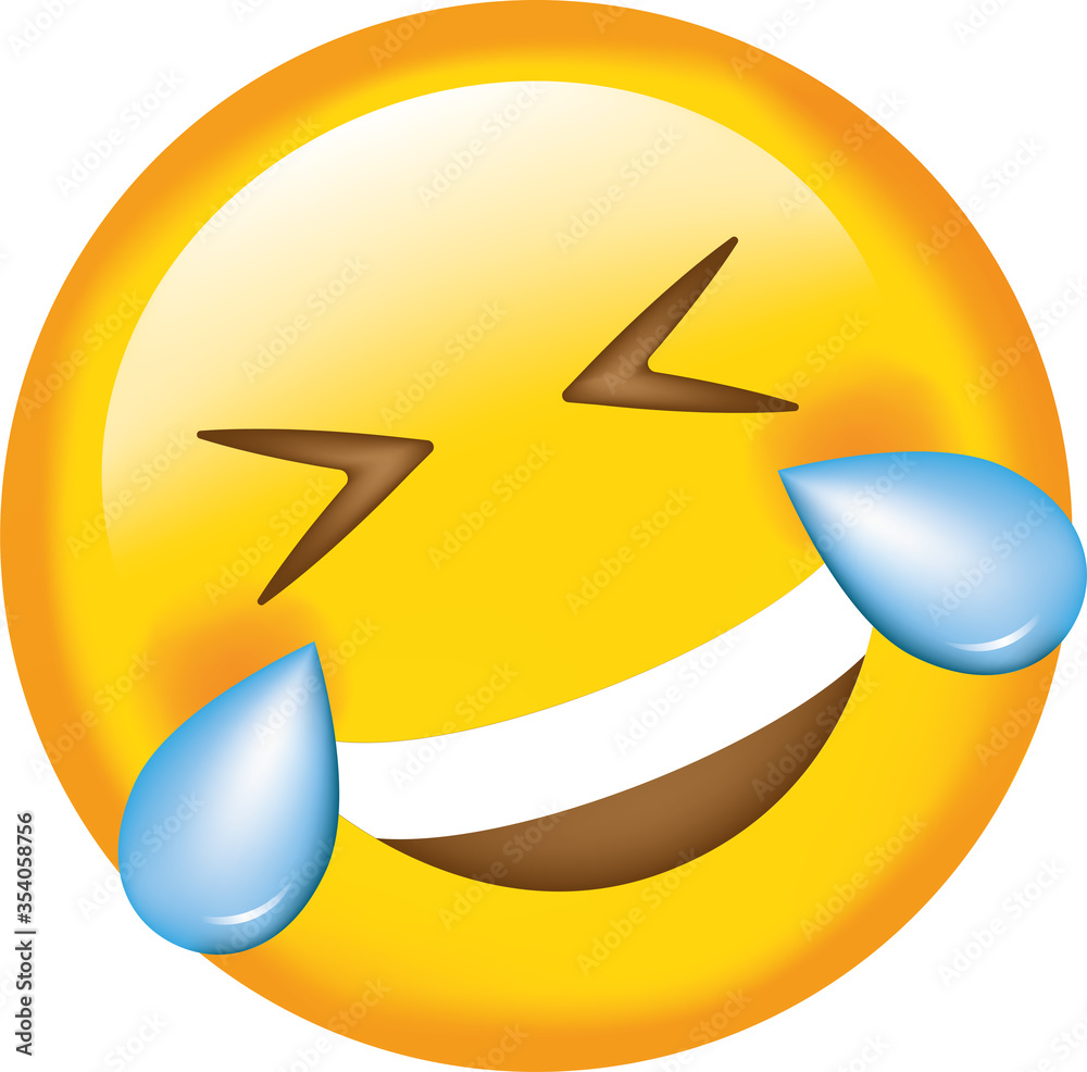 Vector emoji. Smiling face. Smile vector emoji. Happy emoticon. Cute ...
