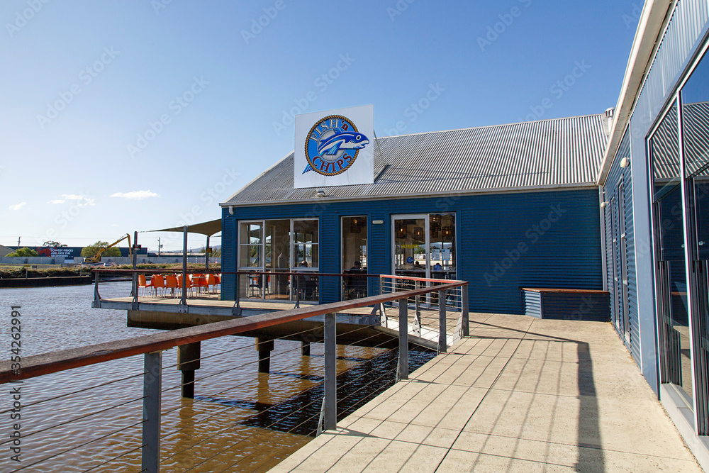 Photo Stock Launceston, Tasmania, Australia: March 30, 2018: Fish and ...