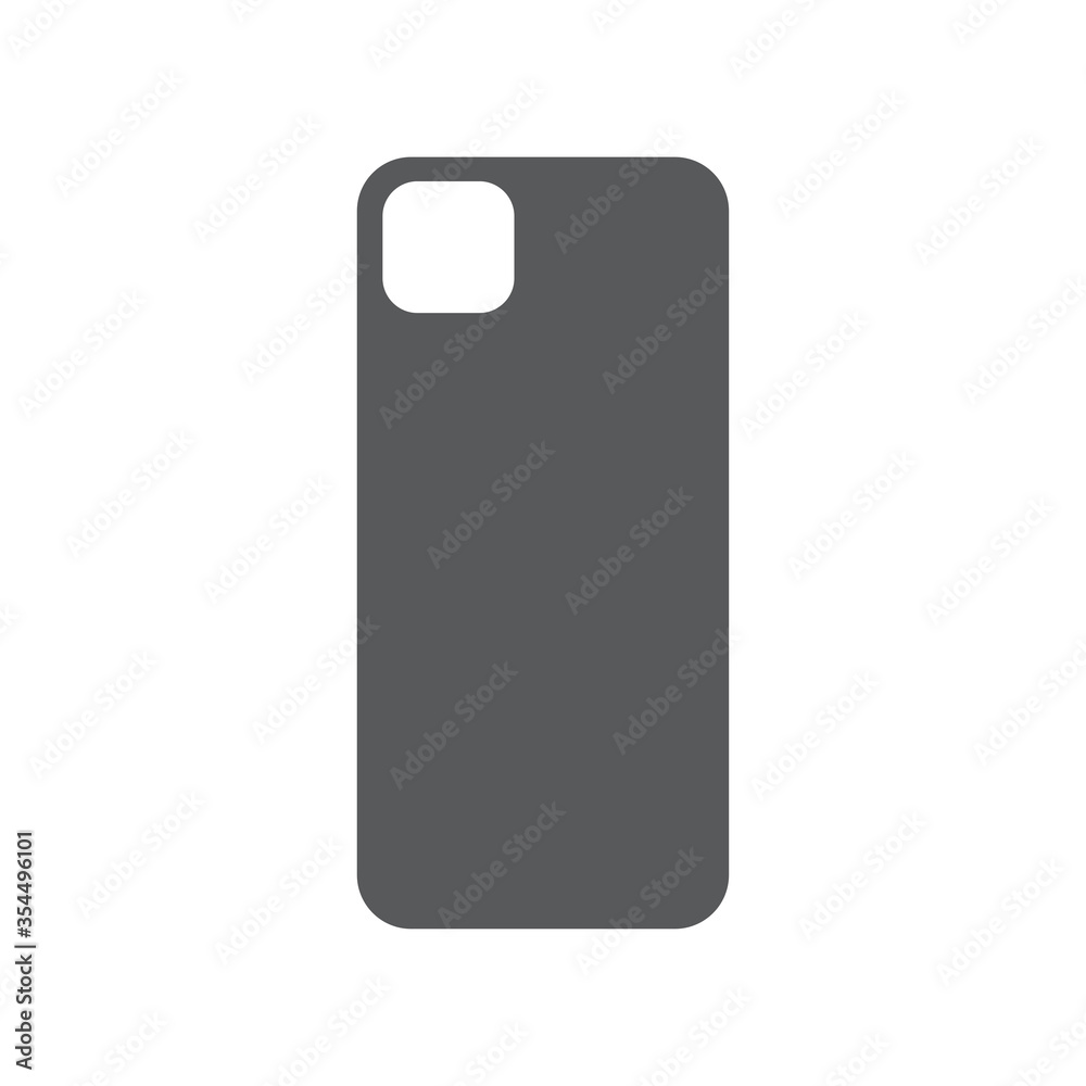Black phone case icon. Smartphone symbol modern, simple, vector, icon ...