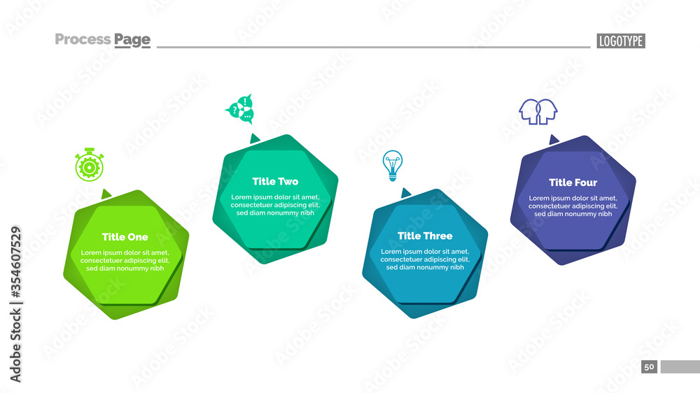 Infographic diagram with four options. Step diagram, option chart ...