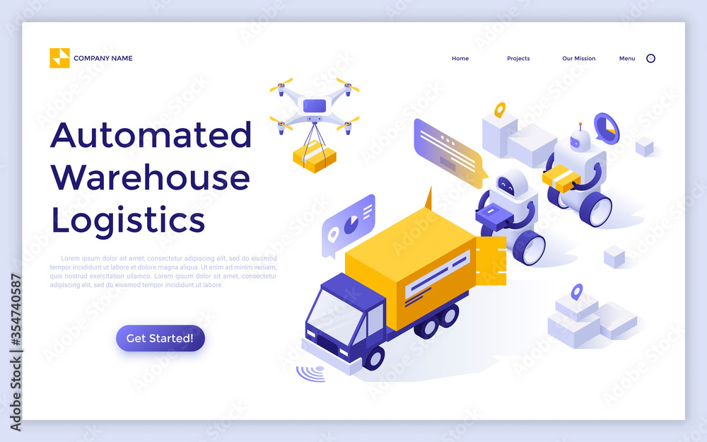 Isometric vector illustration Stock Vector | Adobe Stock