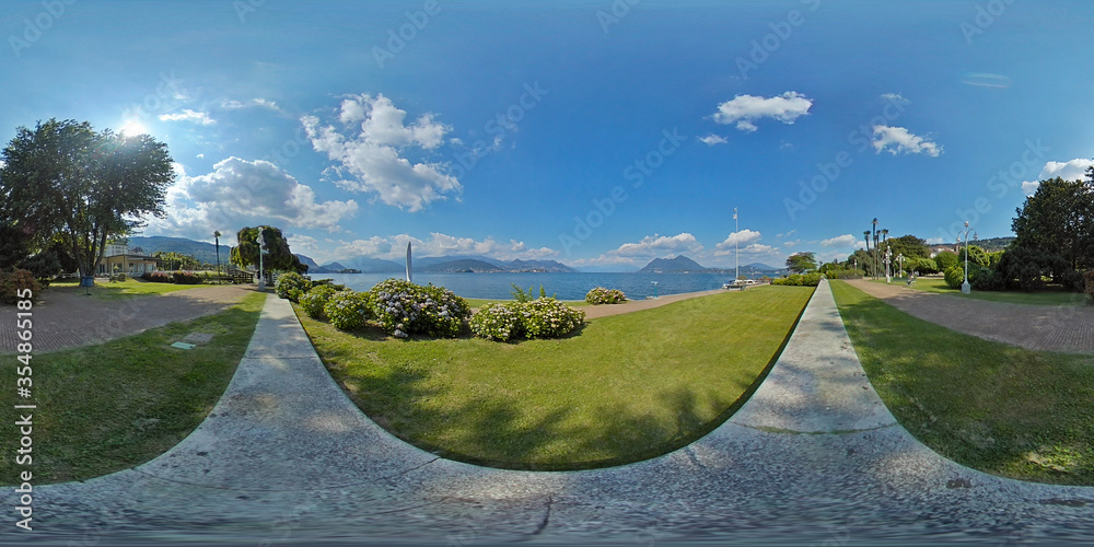 Equirectangular Panoramic (360 Degrees Panoramic View) of the outdoor ...