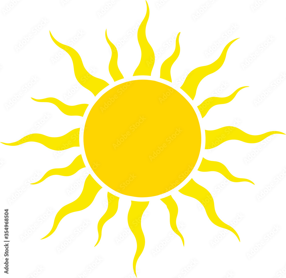 Vector de Stock Sun Bundle Svg, Sun Silhouette Svg, Sun Clipart, Sun ...