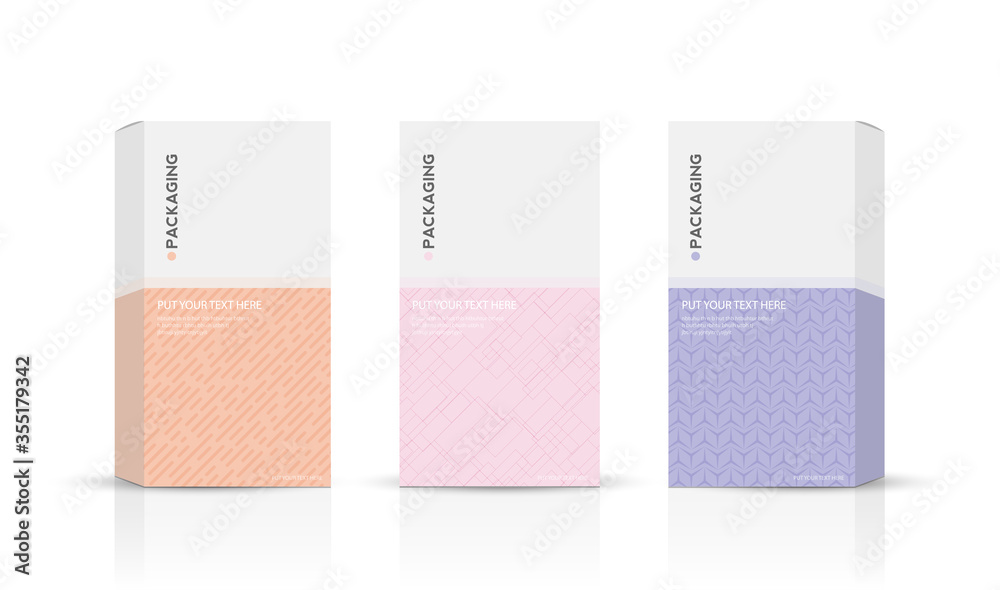 Box, packaging template for product vector design illustration. Stock ...