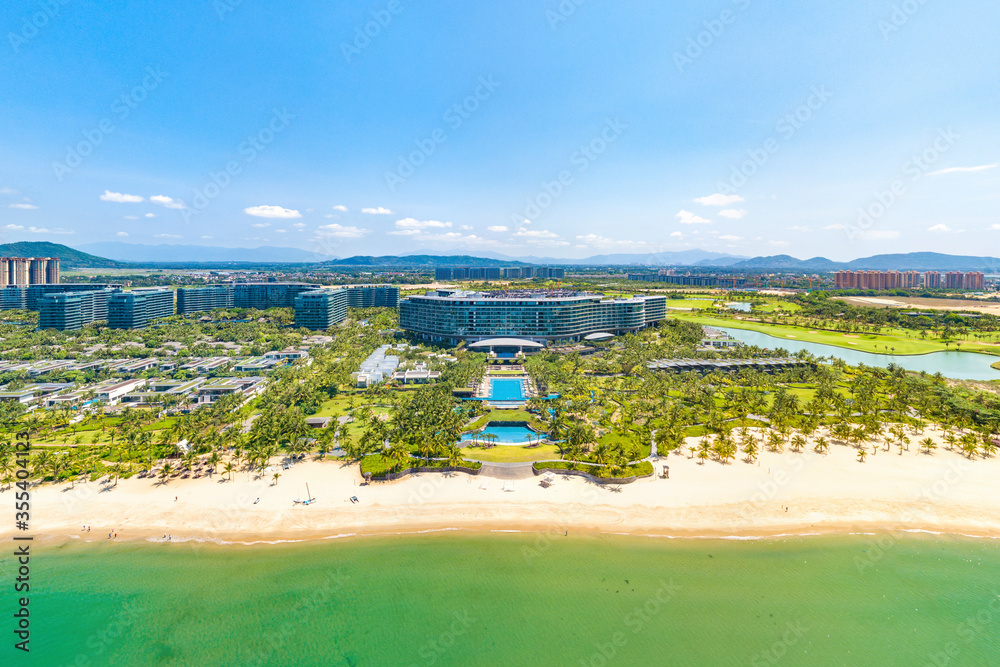 Clear Water Bay (Qingshui Bay) Coastal Resort Scenery, Lingshui County ...