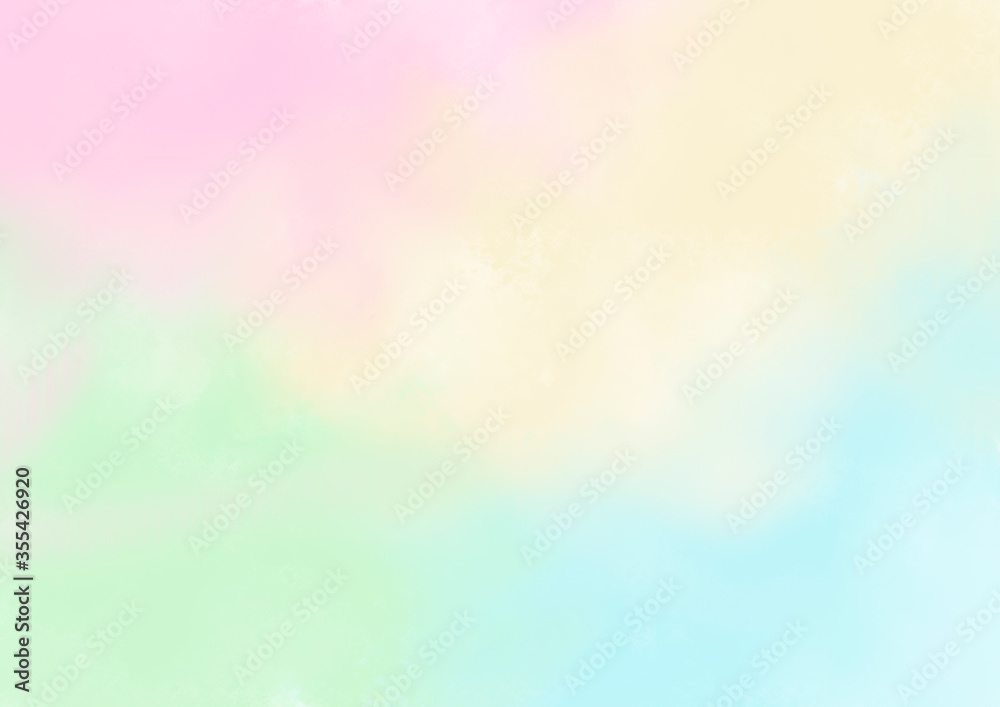 Ilustración de Stock Fondo abstracto con manchas de tonos pastel. | Adobe Stock