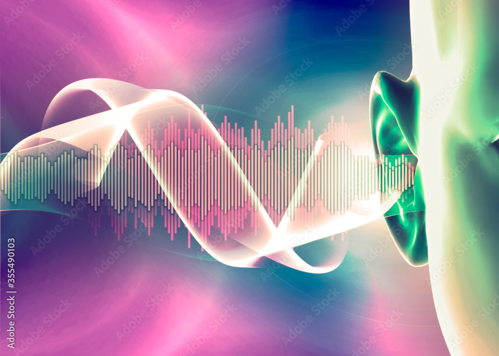 Hearing problems and solutions. Ultrasound. Deafness. Advancing age and ...