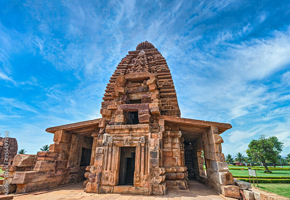 Pattadakal, also called Raktapura, is a complex of 7th and 8th century ...