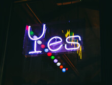 Purple Neon Open Sign Free Stock Photo - Public Domain Pictures