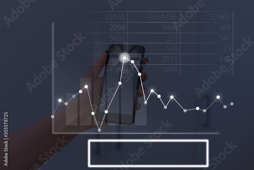Unstable High Risk Trend Movement Performance Financial Chart Status ...