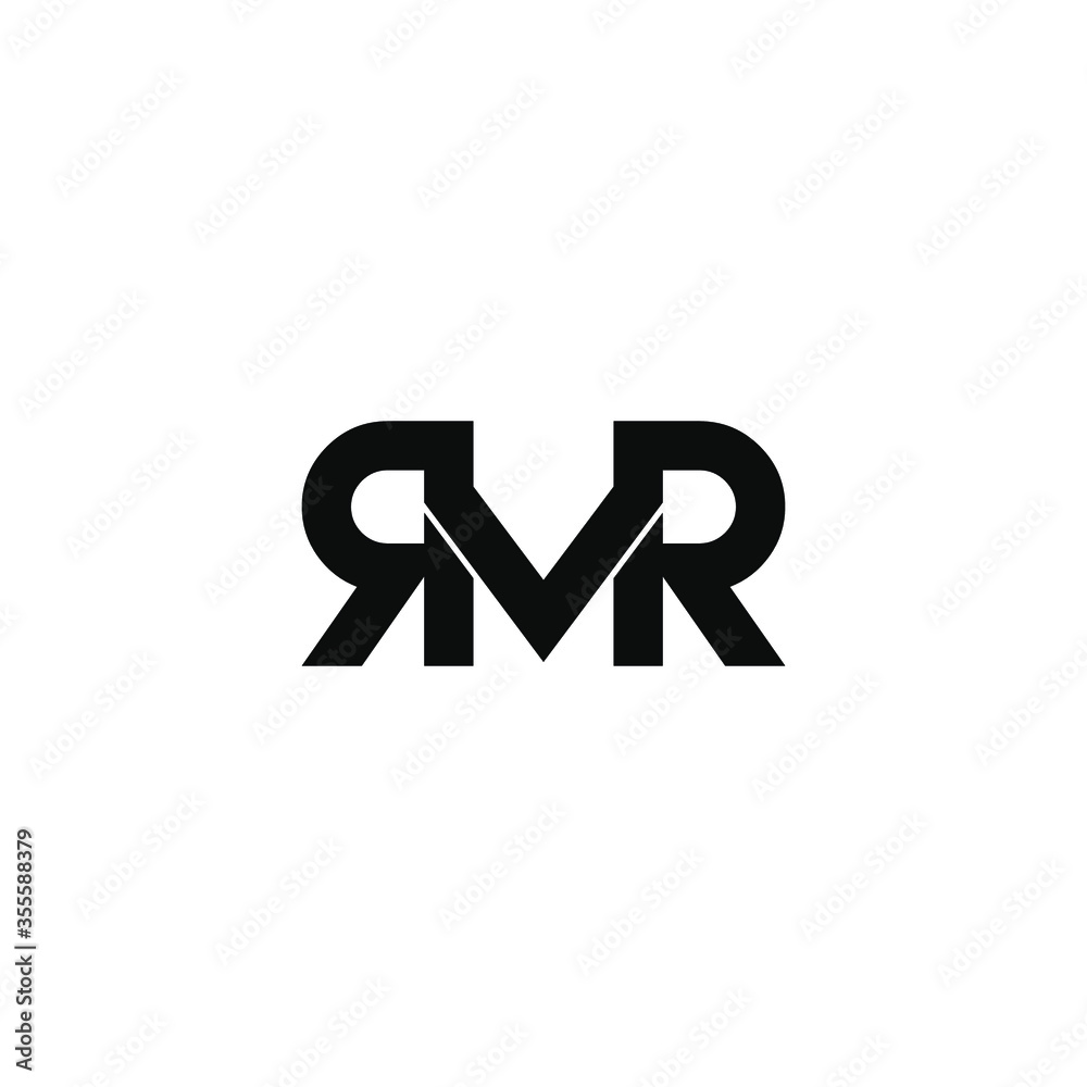 rmr letter original monogram logo design Stock Vector | Adobe Stock