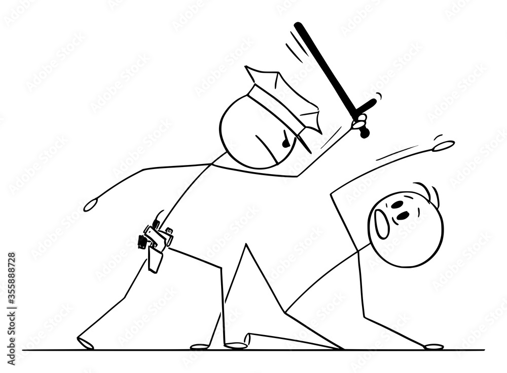 เวกเตอร์ Stock Vector cartoon stick figure drawing conceptual ...