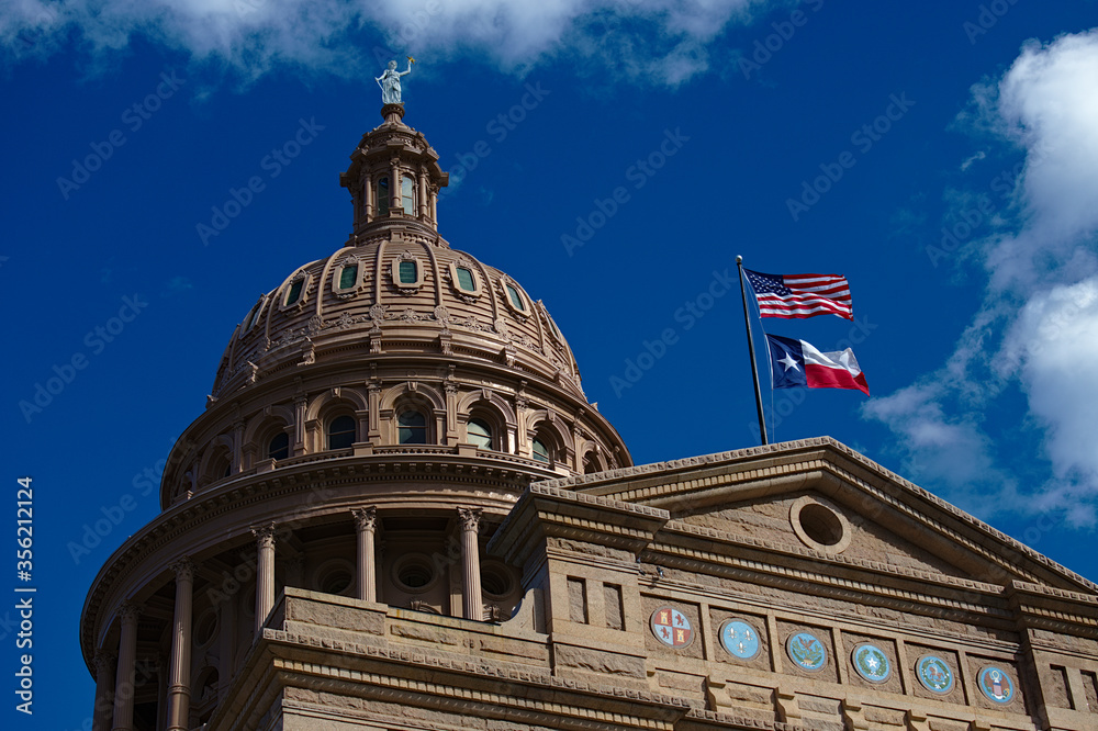 Texas State Capitol Building - The pink marble granite Texas Capitol ...