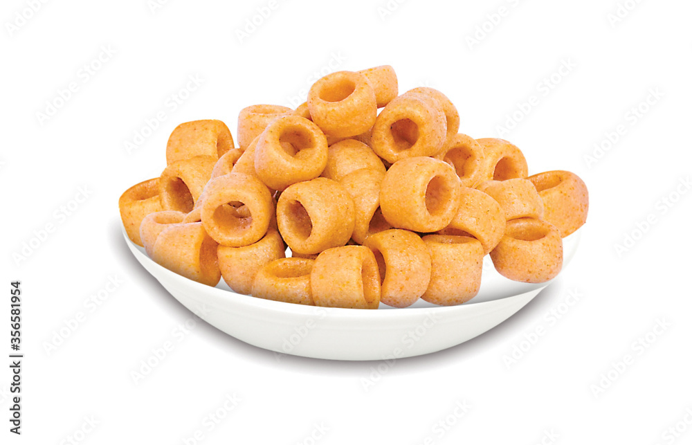 Fried and Spicy mix frymus, cocktail (Khichadi) Colourful, Square, cup ...