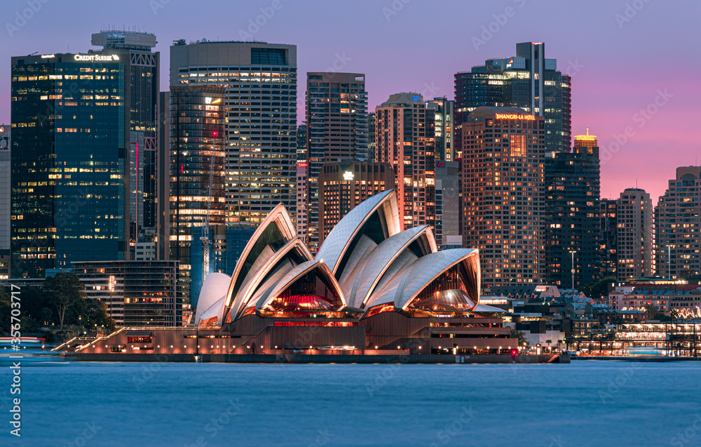 Sydney Opera house iconic landmarks of Sydney, Australia. Stock Photo ...