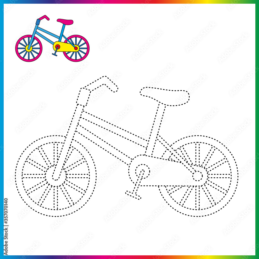 connect the dots and coloring page. Worksheet - game for kids. Restore ...