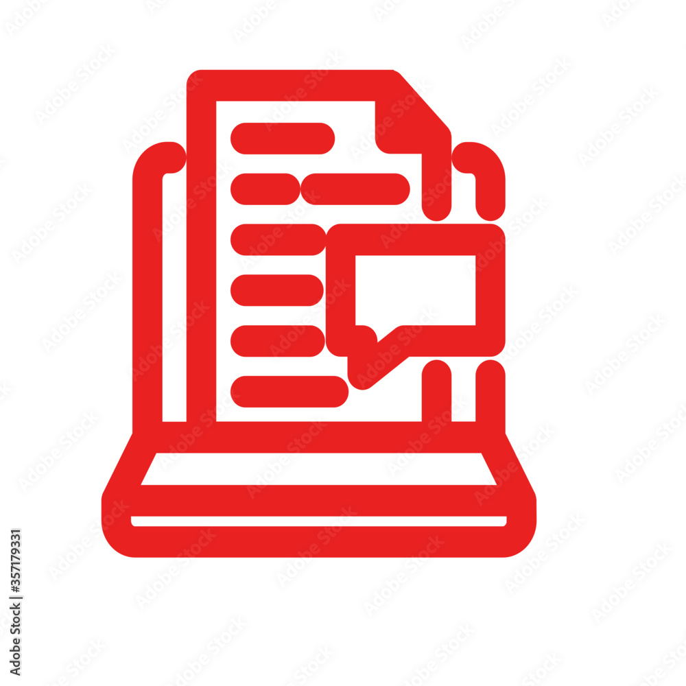 vector illustration of a red folder icon Stock Vector | Adobe Stock