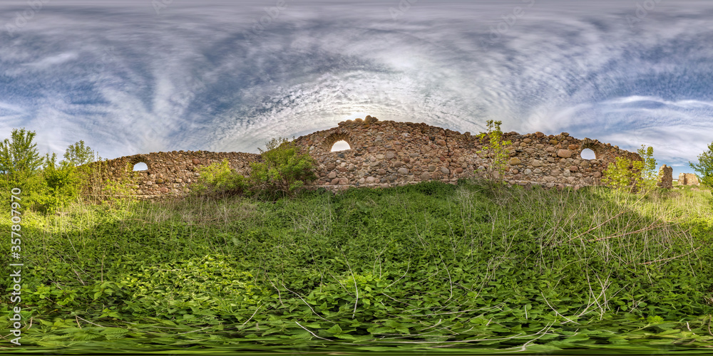 full seamless hdri panorama 360 degrees angle view near walls of ...